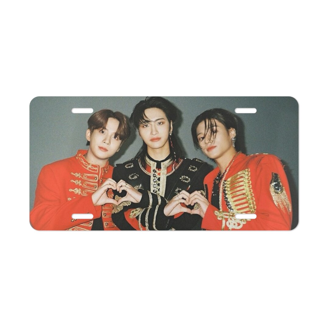 Seonghwa Wooyoung Jongho Bias Vanity Plate, Ateez Merchandise License ...
