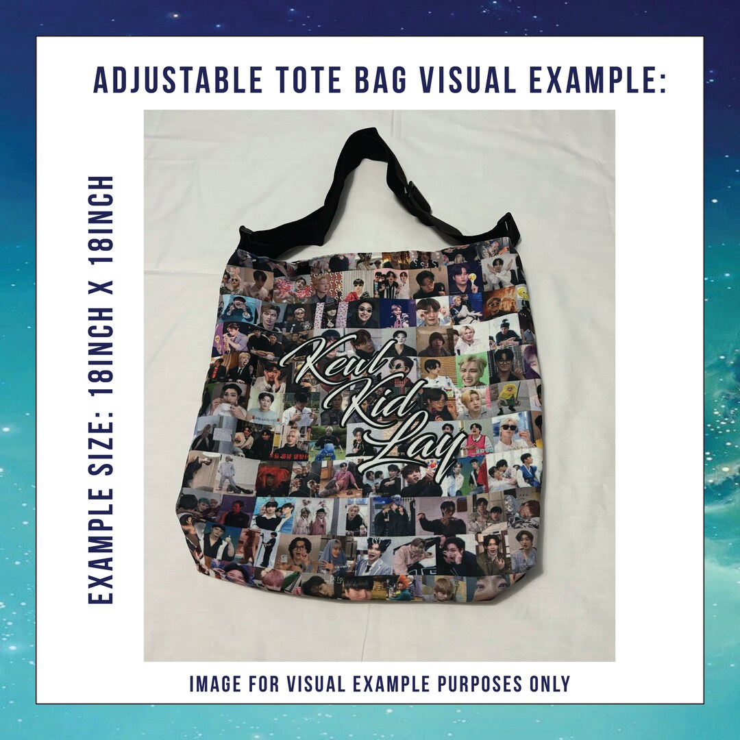 ATEEZ Meme Adjustable Tote Bag (AOP), ATEEZ Bias, Custom Gift for Tiny ...