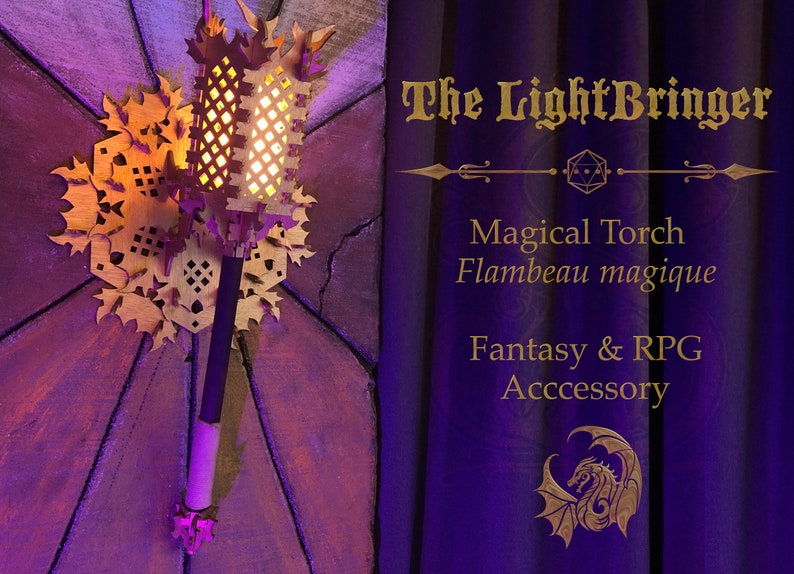 The Lightbringer - Magical Torch / Flambeau Magique , Fantasy & RPG ...