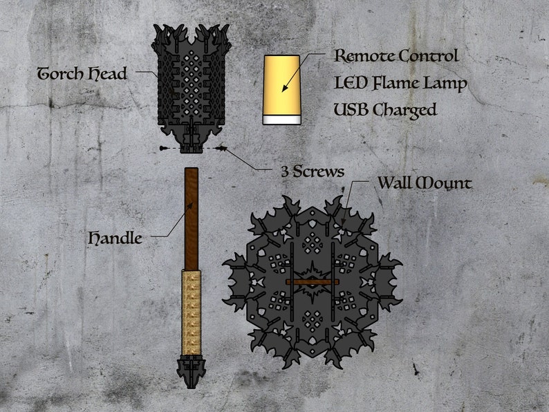 The Lightbringer - Magical Torch / Flambeau Magique , Fantasy & RPG ...