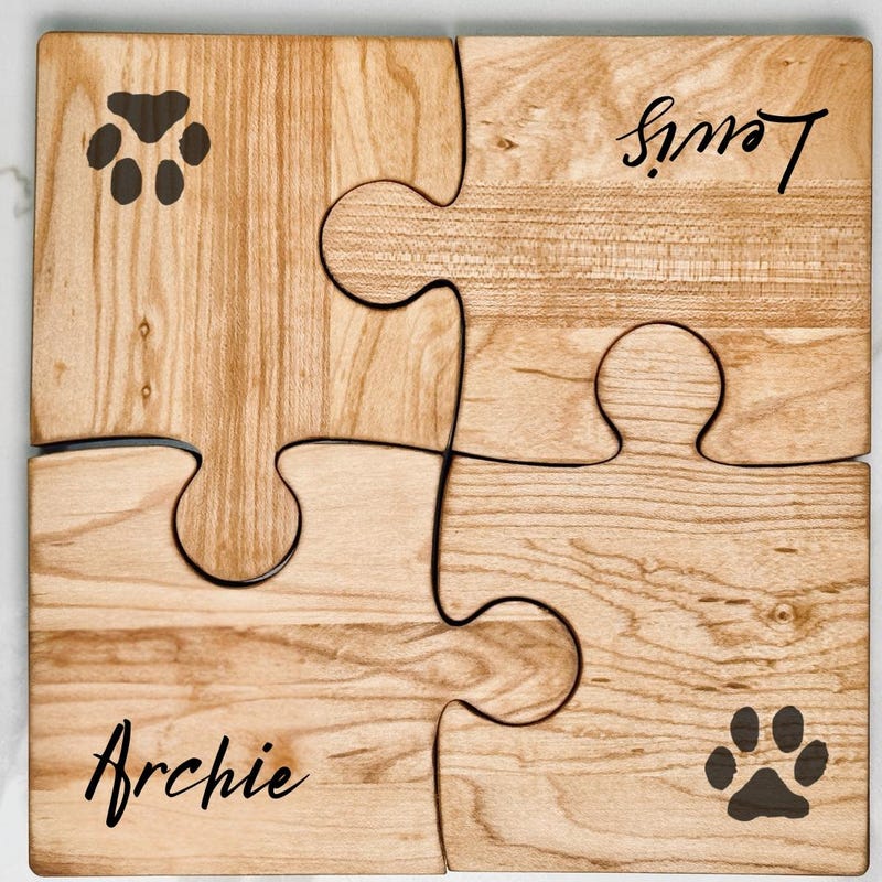 Puzzle Coasters - Etsy