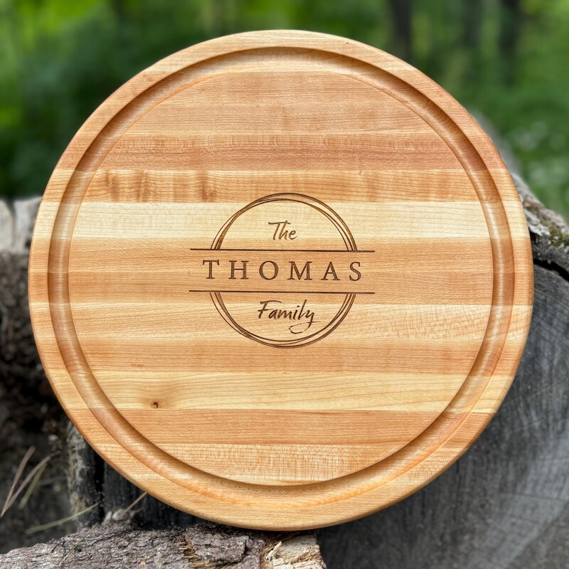 Round Cutting Board - Etsy