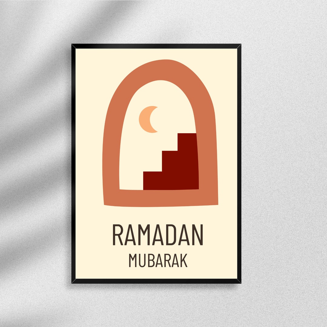Ramadan Print, Ramadan Mubarak Poster, Ramadan Wall Art, Ramadan ...