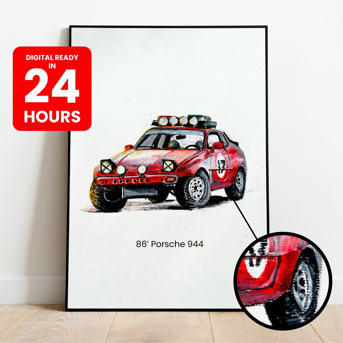 Custom Car Portraits Using Car Photo Personalized Digital Truck ...