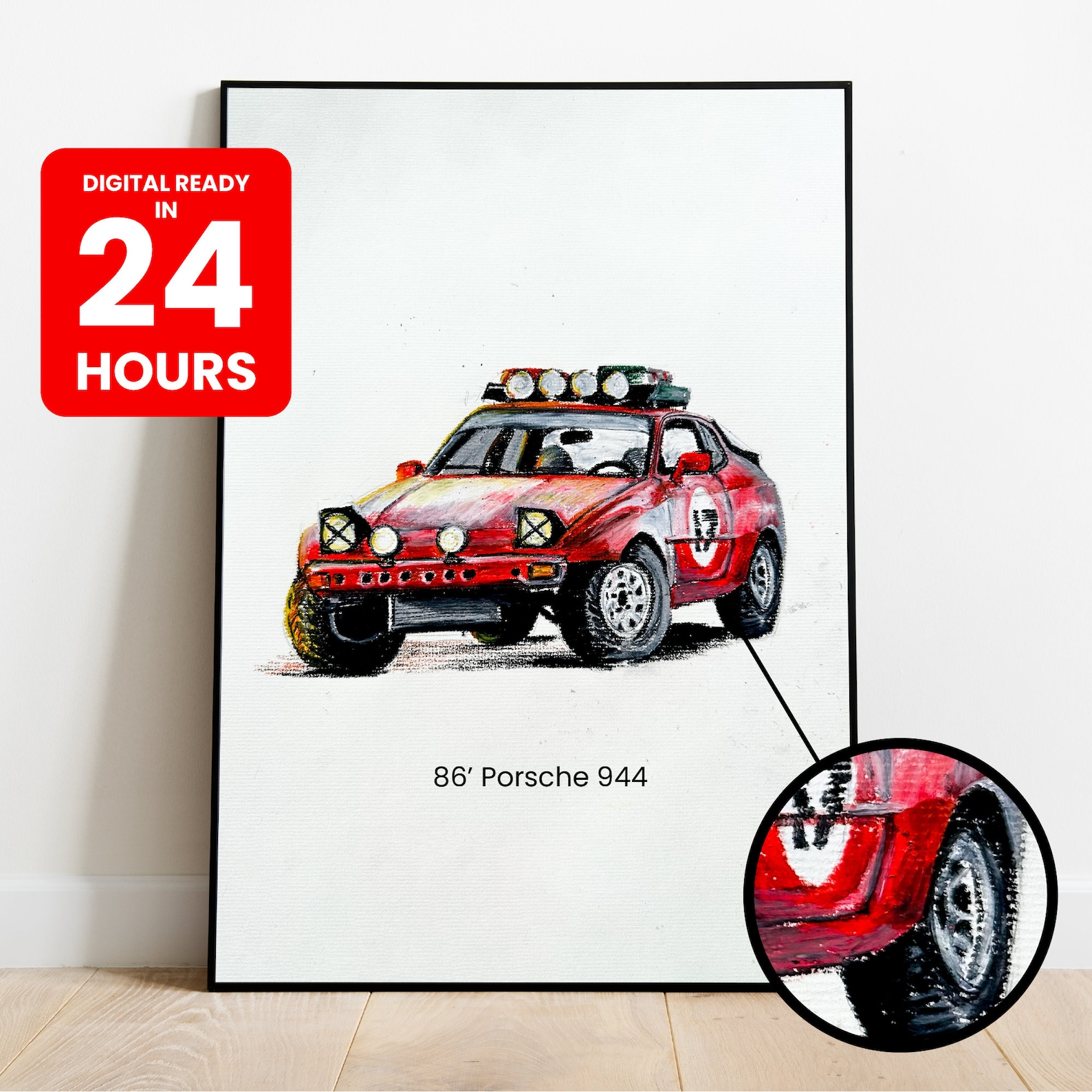 Custom Car Portraits Using Car Photo Personalized Digital Truck ...