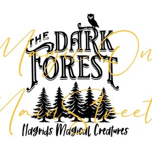 Hagrid's Magical Creatures Svg Hogwarts Dark Forest Svg HP Svg Wizard ...