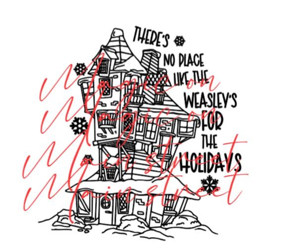 Weasley Family Svg Hogwarts Christmas Svg Magic School Svg Downloadable ...