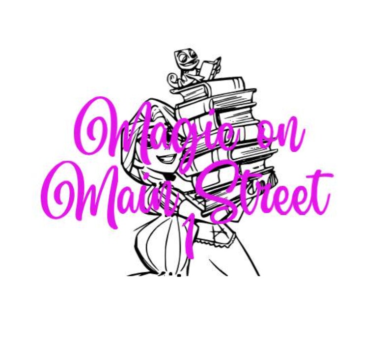 Rapunzel Books Tangled SVG Magical Kingdom - Etsy
