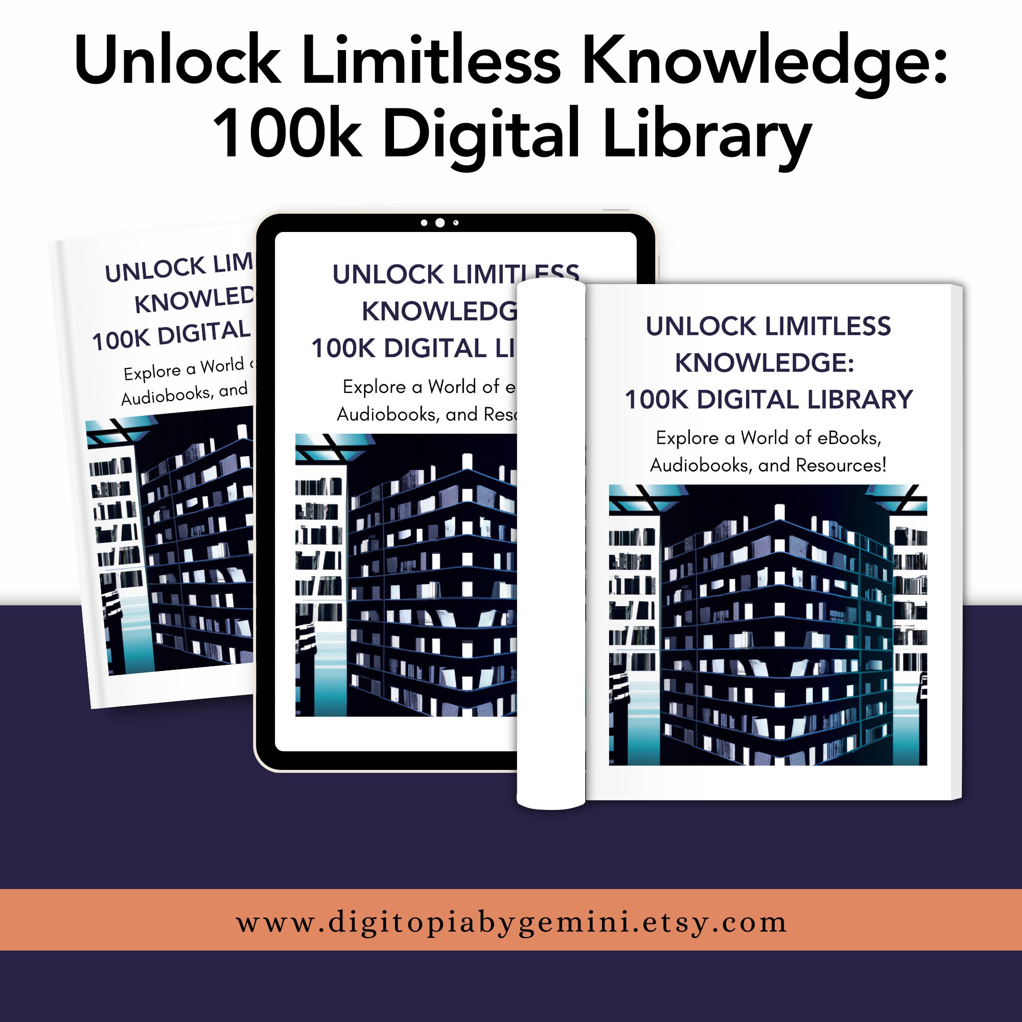 Unlock Limitless Knowledge: 100k Digital Library - Explore a World of ...