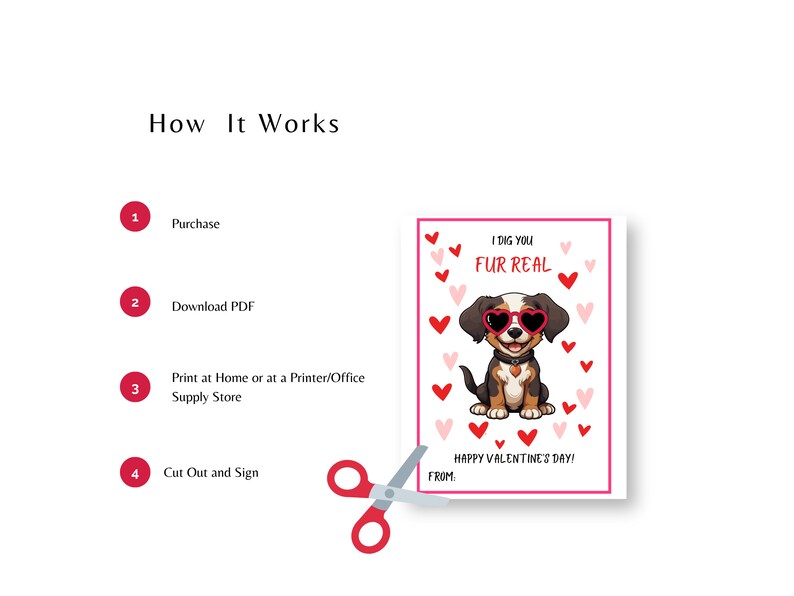 Printable Dog Valentine's Day Cards, Classroom Valentine's Day Cards ...