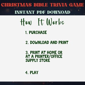Christmas Bible Trivia Game, Printable Kids Christmas Trivia, Family ...