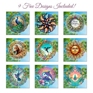 Patriotic Pinwheel Wind Spinner | 10.5" Stars & Stripes Sublimation PNG ...