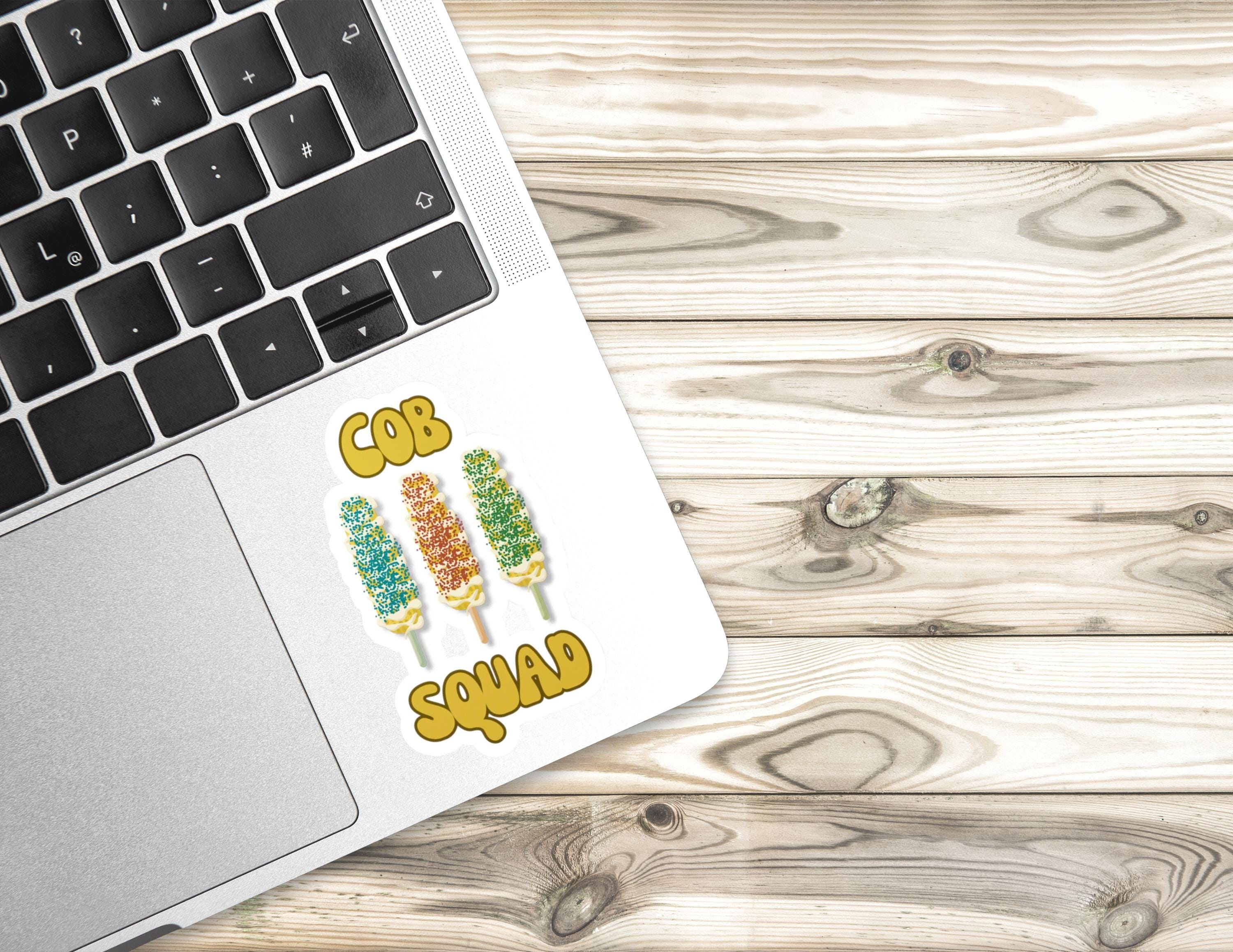 Cob Squad Elote Vinyl Sticker Kiss-cut Vinyl Decals, Elote Lover, Elote ...