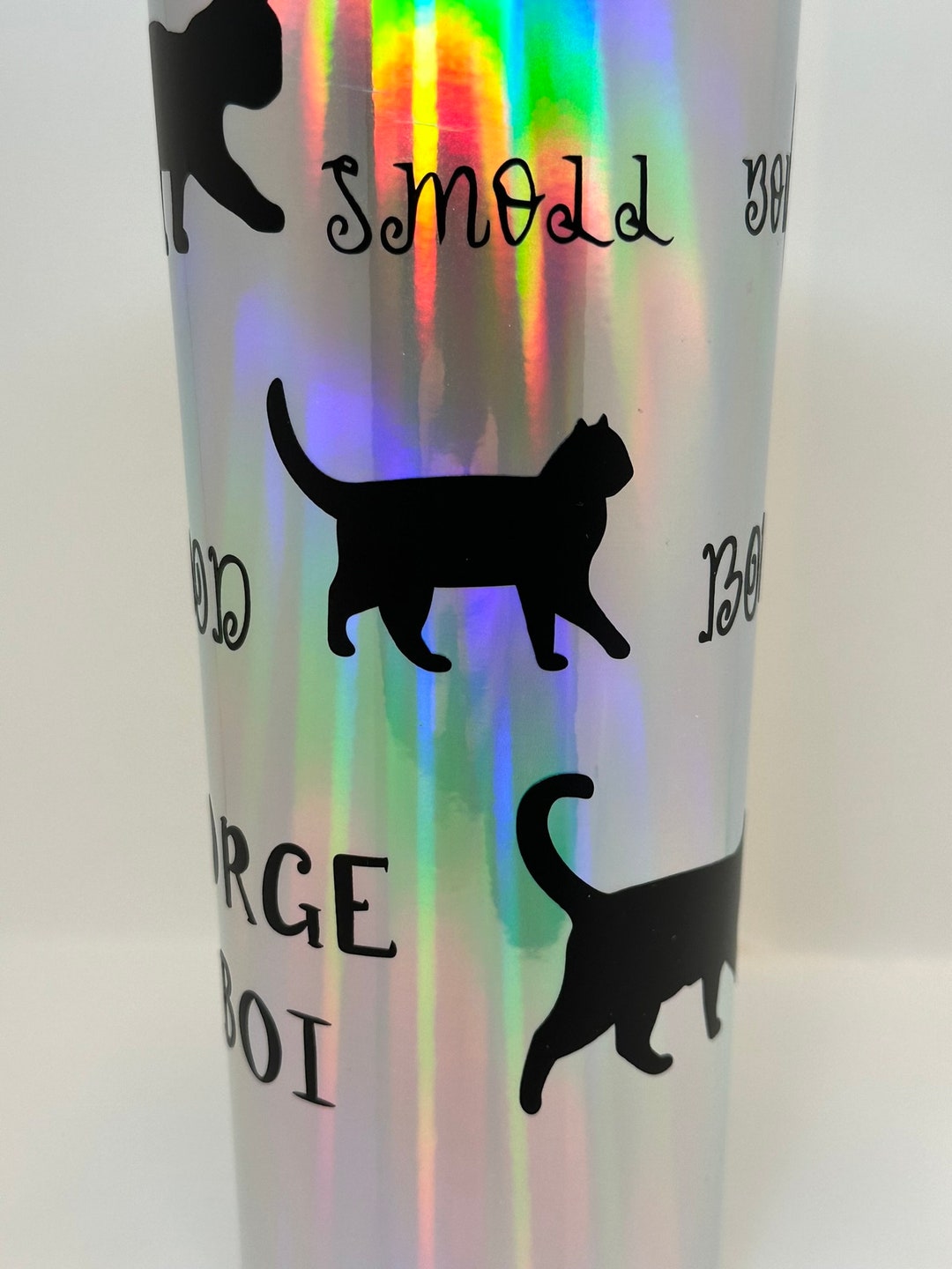 Custom Cat Stickers Custom Color Vinyl Die Cut Stickers Large Boi ...