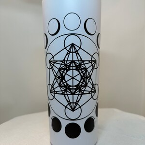 Metatrons Cube Wall Art Sticker Mandala Stickers Custom Color and Size ...