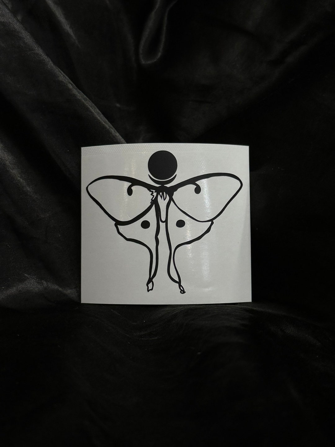 Luna Moth Sticker Vinyl Sticker Moon Moth Hydro Flask Sticker UV ...