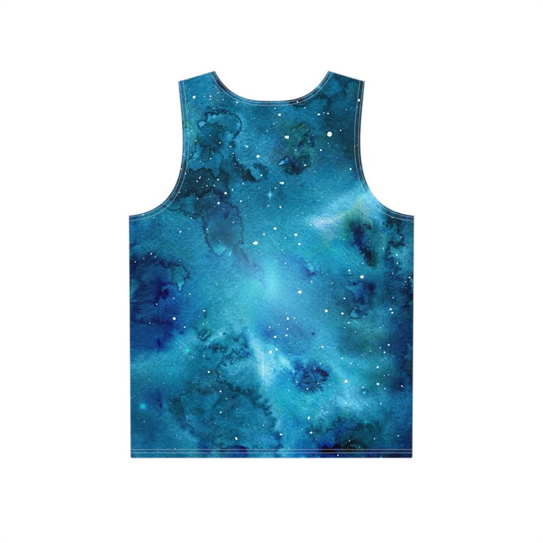 Men's Tank, Starry Night Collection Celestial Sleeveless Shirt, Galaxy ...