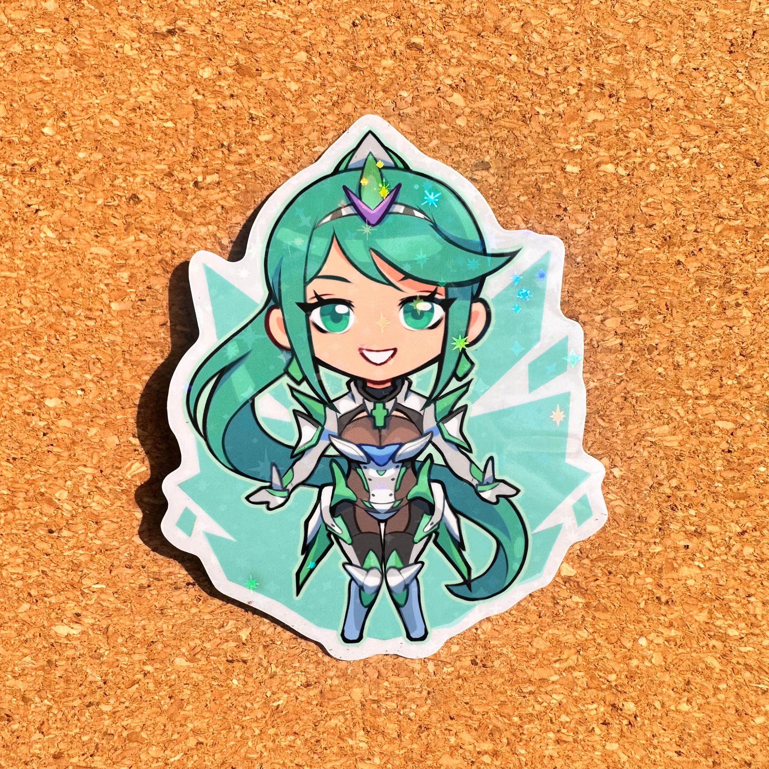 Xenoblade 2 Girls Vinyl Holographic Stickers (3") - Etsy