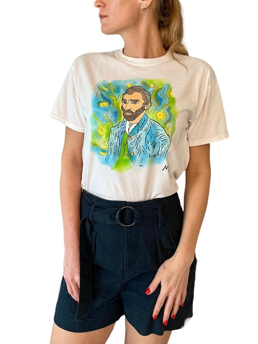 Handmade Designers Unisex Custom "van Gogh" T-shirt - Etsy