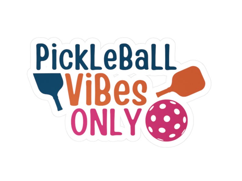Pickleball Stickers, Fun Sticker for Home, Car, Sports Enthusiasts ...