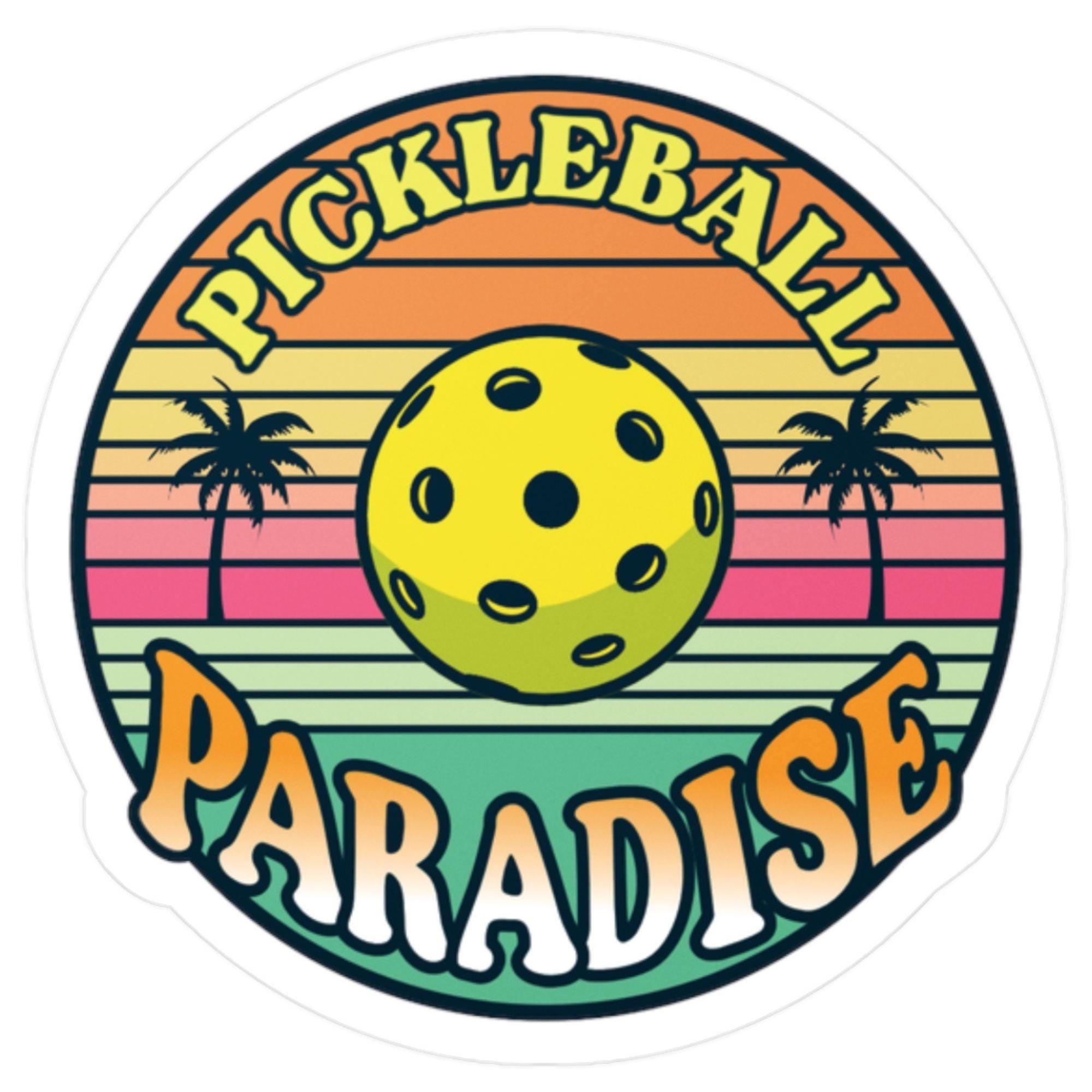 Pickleball Stickers, Fun Sticker for Home, Car, Sports Enthusiasts ...