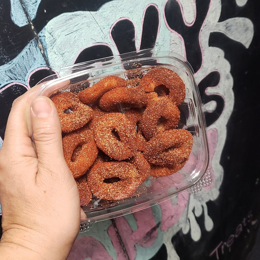 Spicy Chamoy Mexican Candy Peach Rings - Etsy