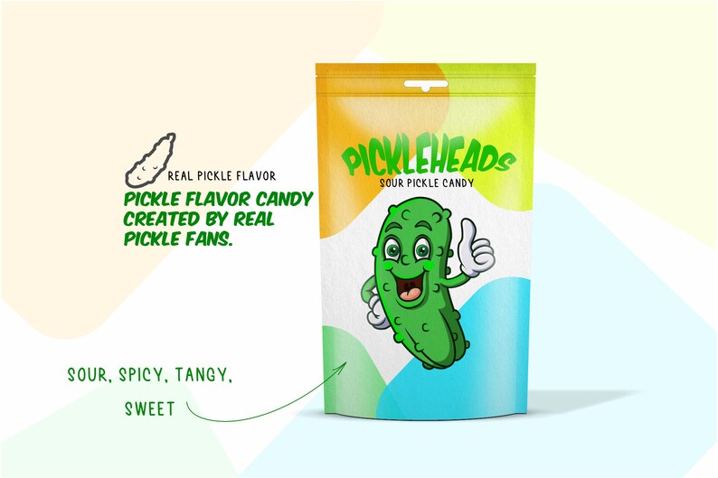 Sour Chamoy Pickle Candy Rainbow Sour Strips - Etsy