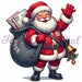 SANTA PNG 4 PACK - Etsy