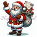 SANTA PNG 4 PACK - Etsy