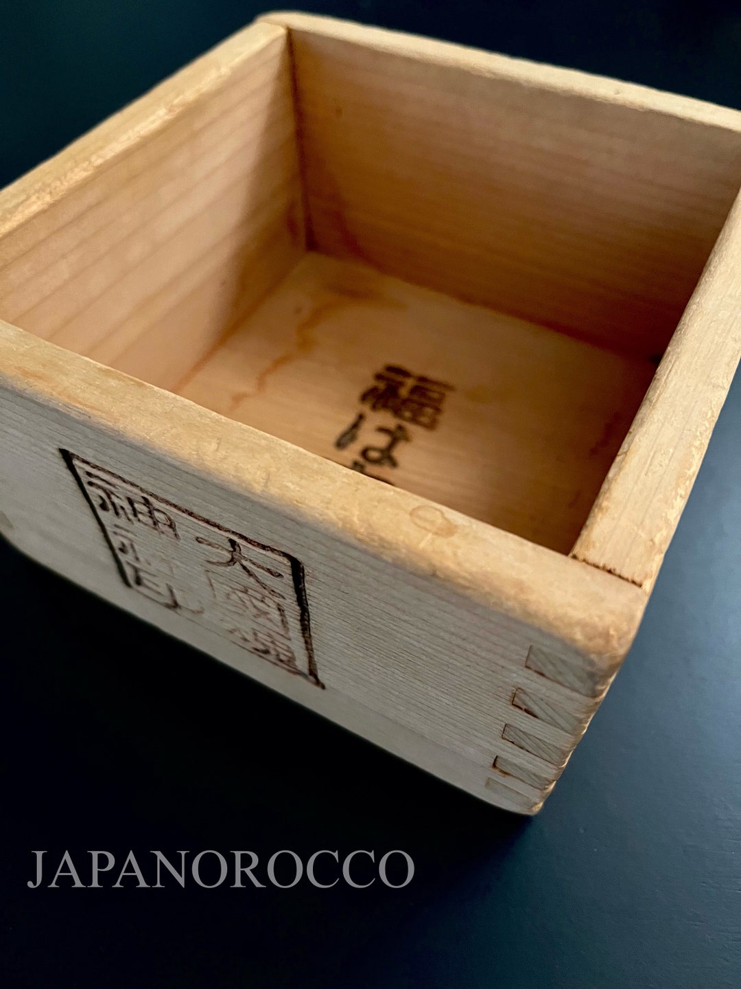 Japanese Vintage Measuring Box For1l/masu/wooden Scales/traditional ...