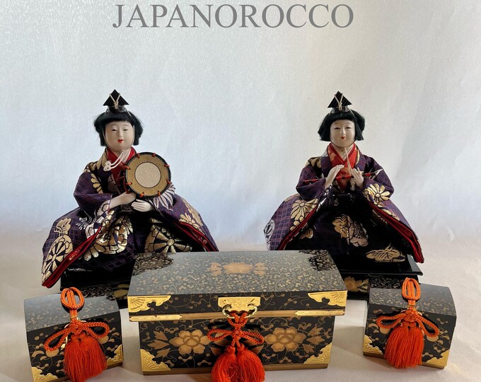 Vintage Japanese Doll,hinamatsuri/hina Dolls/miniature/musical ...