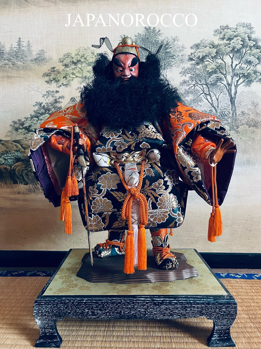 Vintage Japanese Doll/ Talisman Demon Slaying鍾馗 - Etsy
