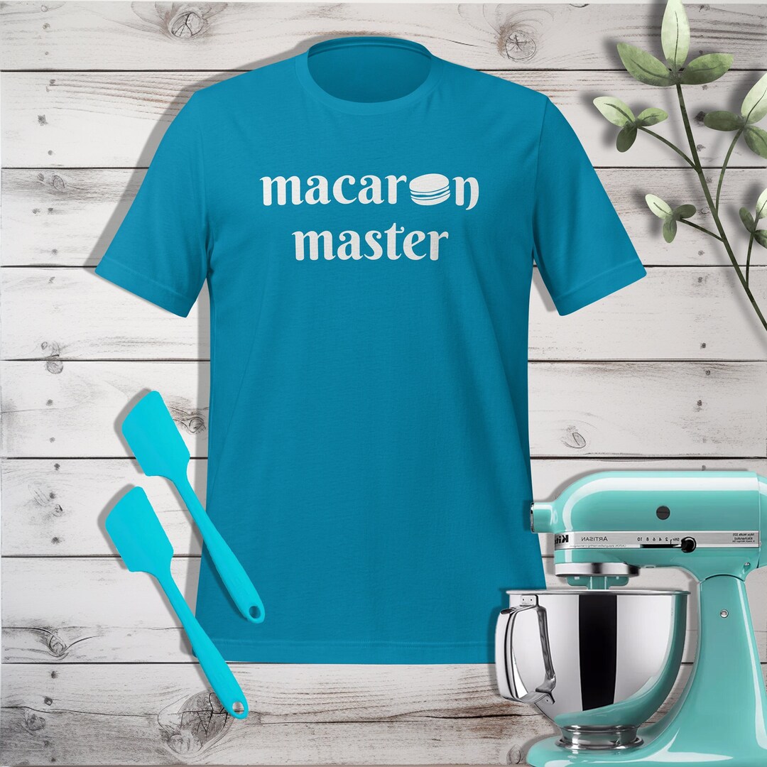 Macaron Shirt Macaron Master T-shirt Unisex Macaron Lover Tee Bakers ...
