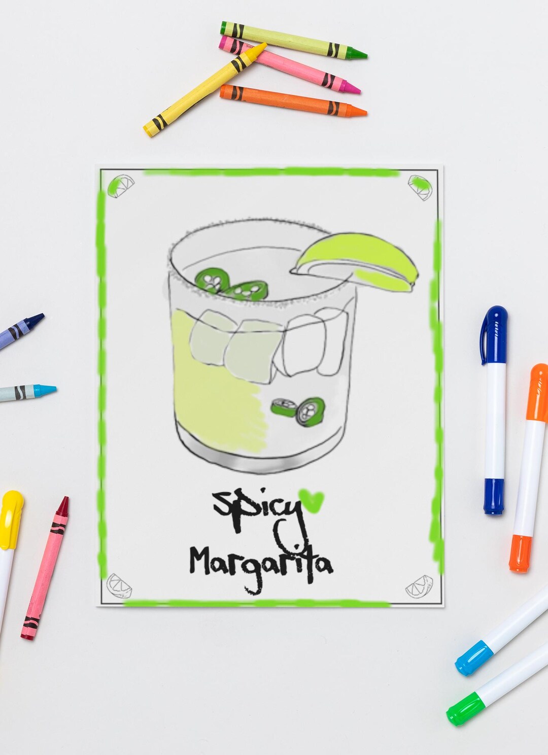 4 Tequila Coloring Pages, Relaxing Anxiety, Bartender Pass Time ...