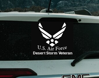 Vintage 1950's Style US Air Force Military Veteran Retro Travel Decal ...