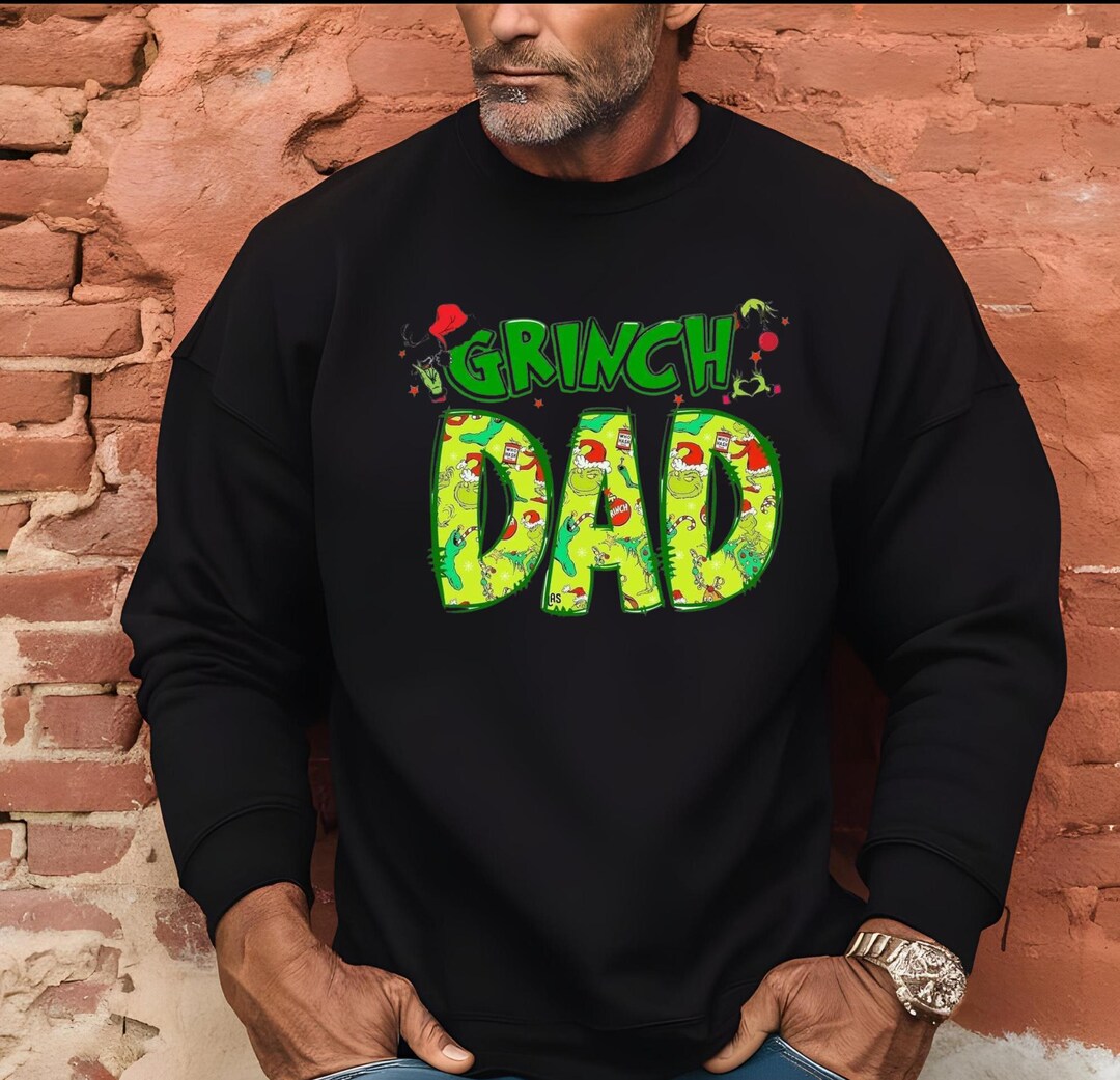Matching Shirts. Grinch Moma. Grinch Dad Unisex Heavy Blend™ Crewneck ...