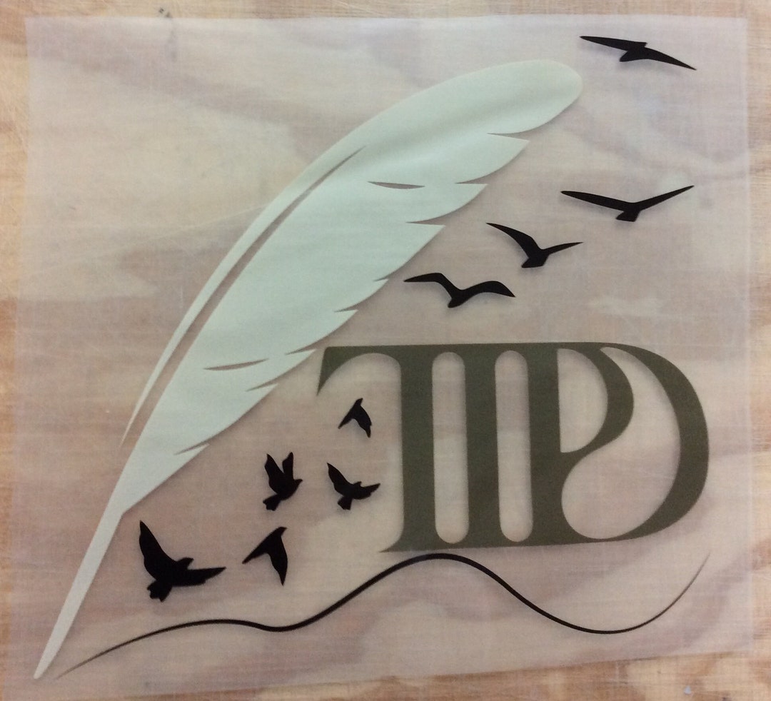 DTF Dirfilm TTPD Feather Birds Ready to Heat Press DTF Heat Transfer ...