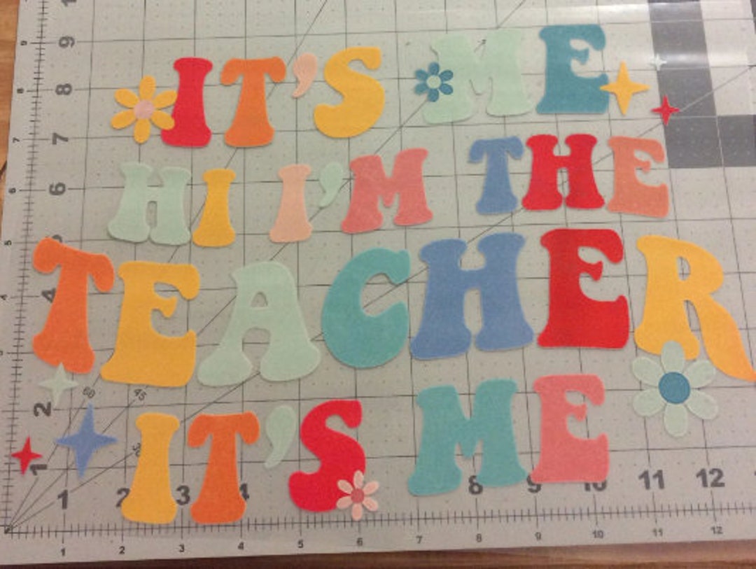 1 -DTF "its Me, Hi, Im the Teacher Its Me" Teacher Back to School Press ...