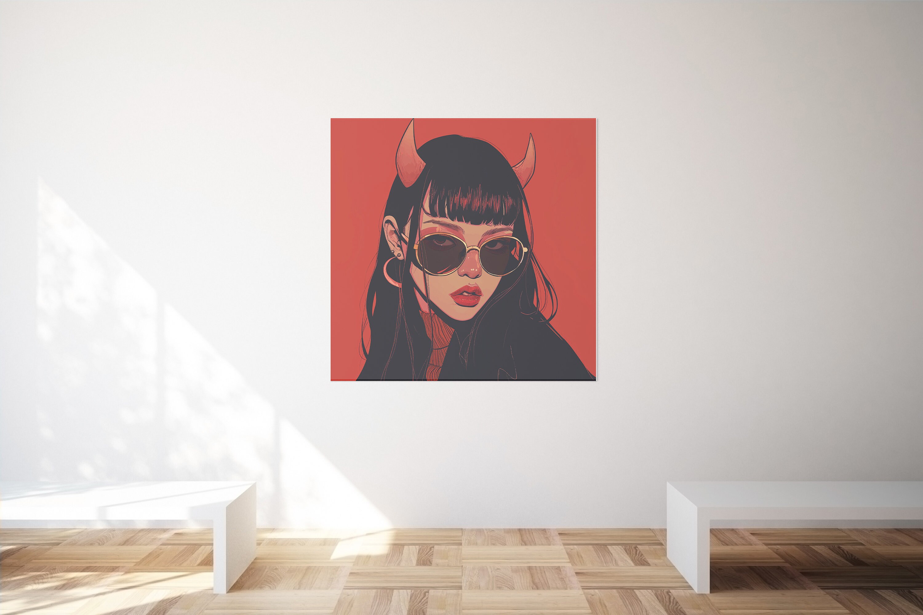 Aesthetic Demons Pfp Digital Print Red Wall Art Anime Poster Set of 3 ...