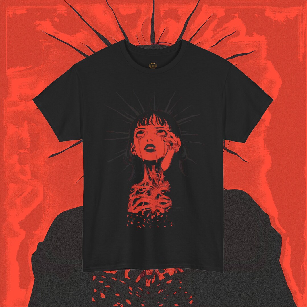 Despair Girl Goth T Shirt, Gore Art, Gothic Style, Alternative Style ...