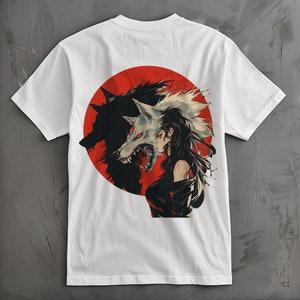 Wolf Fantasy T Shirt, Gothic Style, Goth T Shirt, Dark Fantasy, Grunge ...
