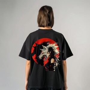 Wolf Fantasy T Shirt, Gothic Style, Goth T Shirt, Dark Fantasy, Grunge ...
