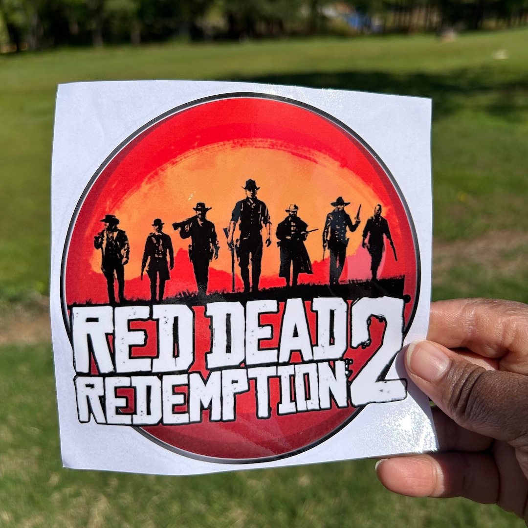 Red Dead Redemption 2 Vinyl Decals RDR2 Game Inspired Stickers Perfect ...