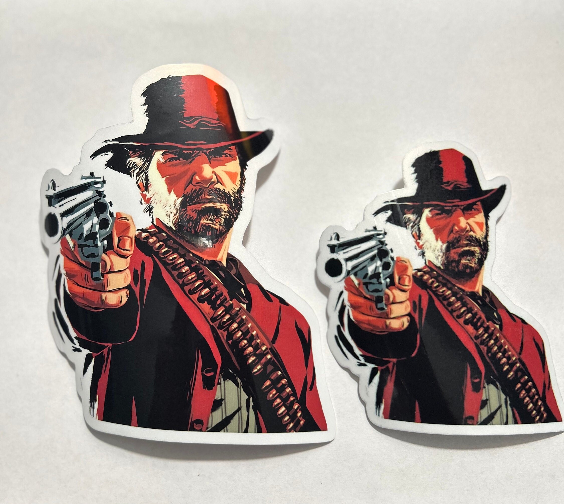 Arthur Morgan Sticker Red Dead Redemption, Gaming Decal for Laptops ...