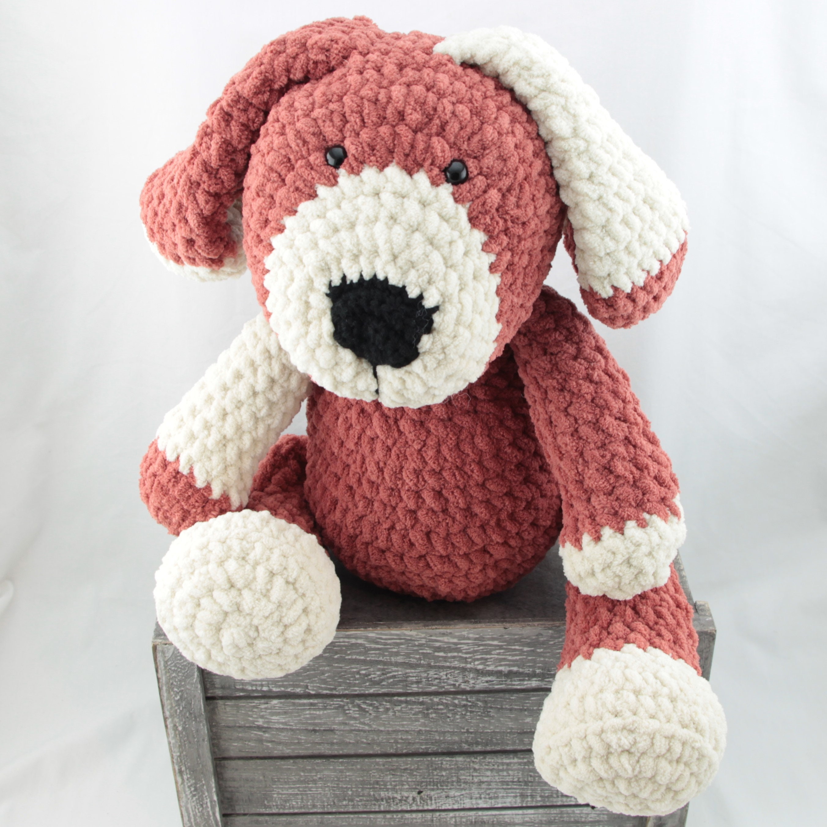 Handmade Crochet Stuffed Animal Plush Puppy Dog - Etsy