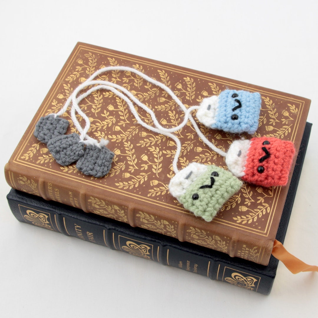 Crochet Tea Bag Bookmark - Etsy