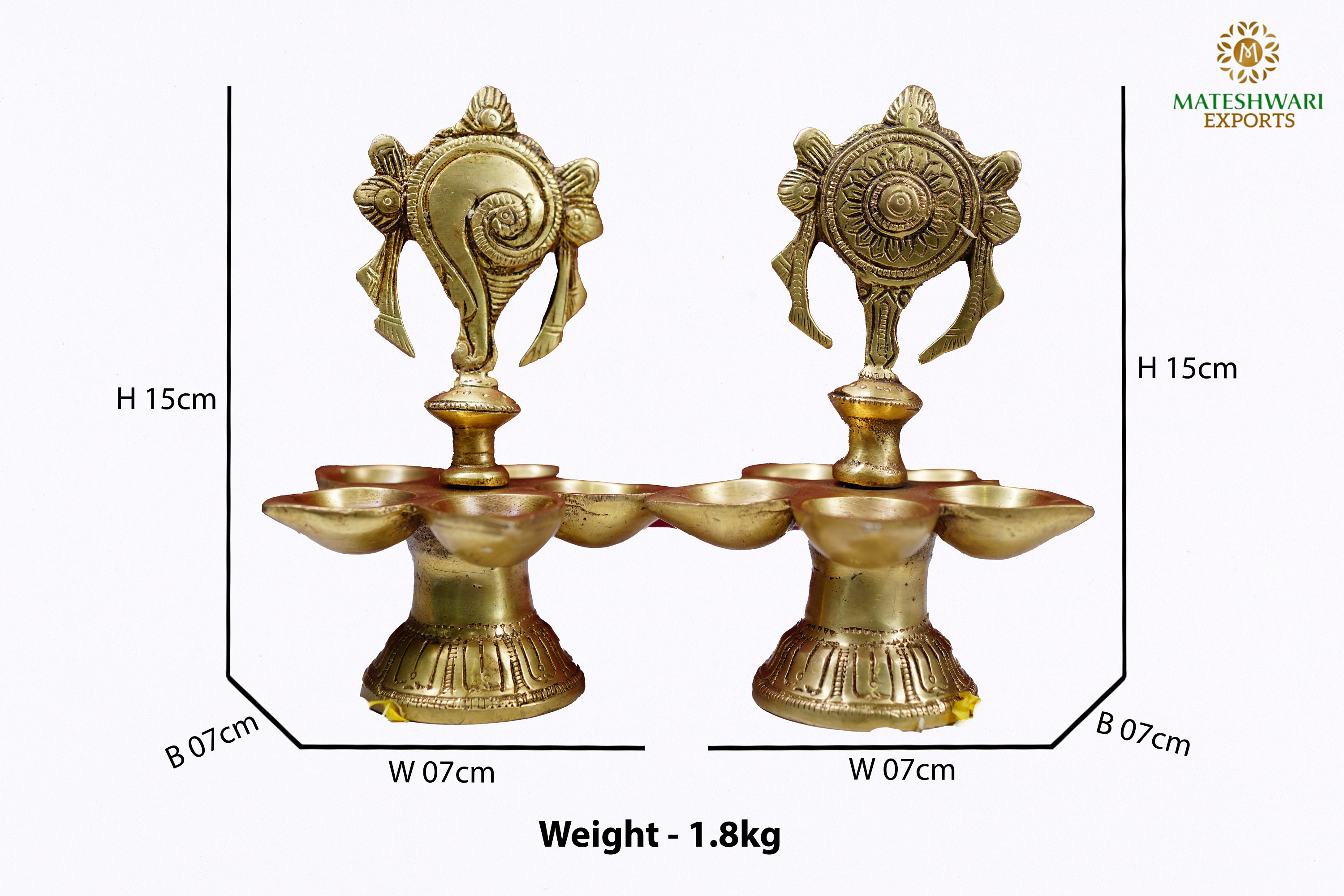 Home Temple Diya, Handmade Oil Lamp, Oil Dia, Indian Handcrafted Deepak ...