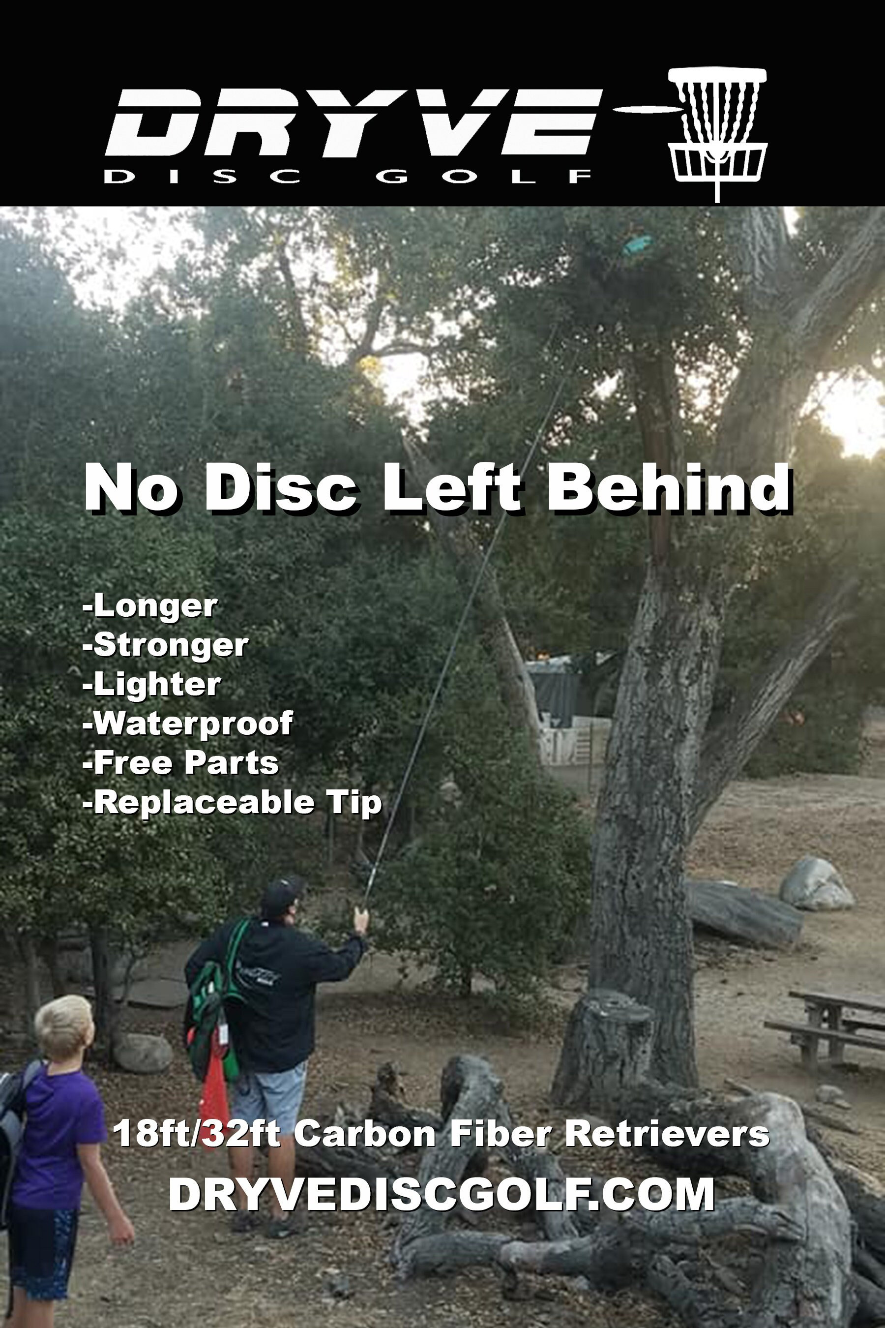 18ft Carbon Disc Golf Retriever - Etsy