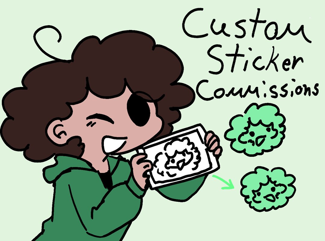 Custom Sticker Designs ocs and Fanart - Etsy
