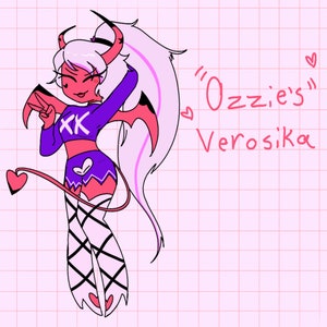 Verosika Mayday Helluva Boss Stickers - Etsy